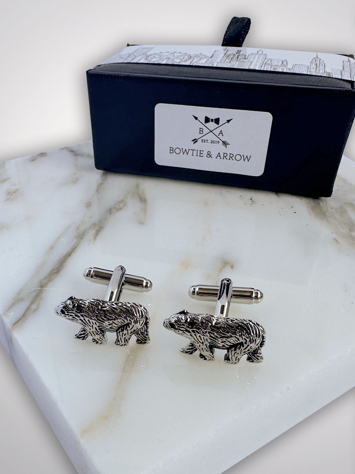 Bear Cufflinks – Bowtie & Arrow