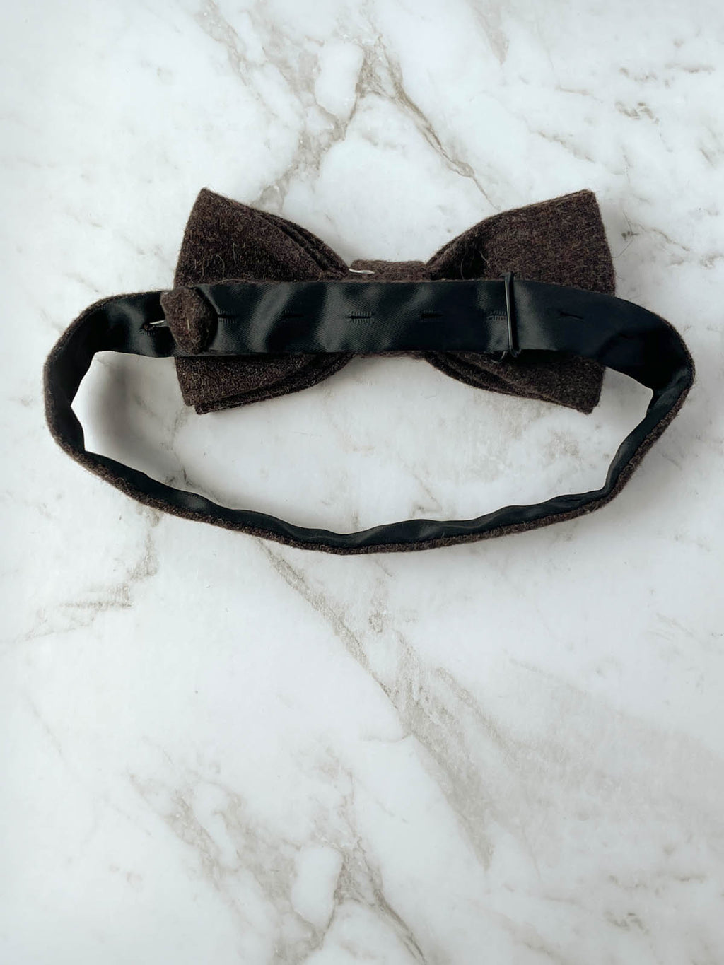 Vermillion & Dark Chocolate Wool Bow Tie Set – Bowtie & Arrow